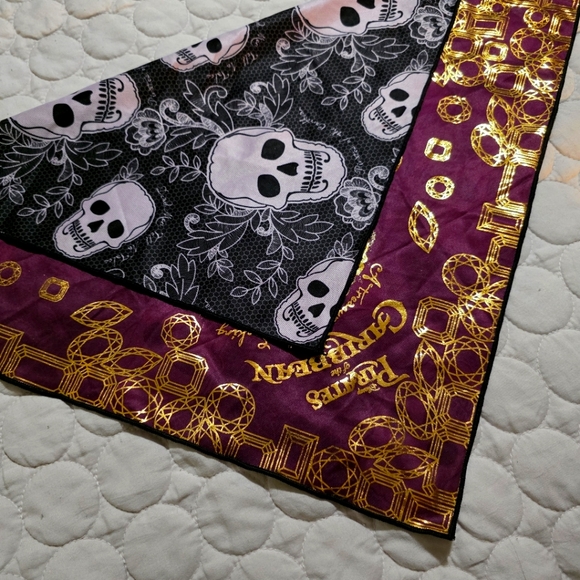Disney | Accessories | Pirates Of The Caribbean Disney Handkerchief ...